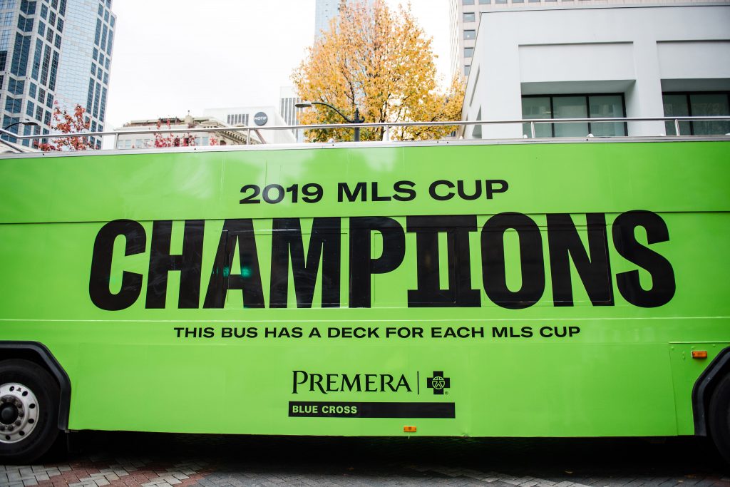 Sounders FC 2019 MLS Cup Champions Celebration – Column