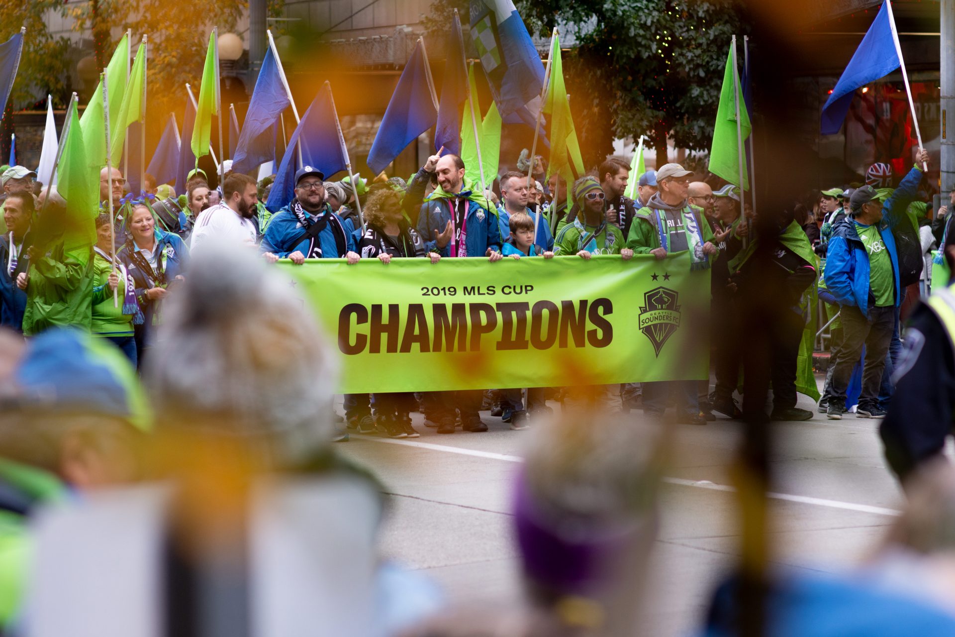 Sounders FC 2019 MLS Cup Champions Celebration – Column
